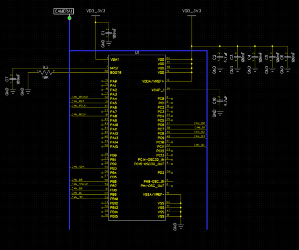 STM32 OV2640 Camera Interfacing - PCB Artists