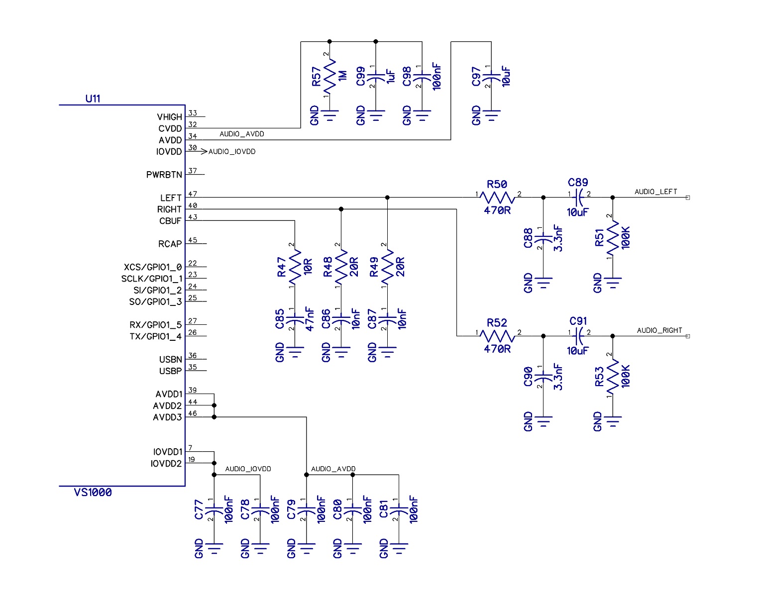 VS1000 Line Out and Audio Amplifier - PCB Artists
